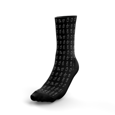 ASL Alphabet Sign Crew Socks – Brave New Look